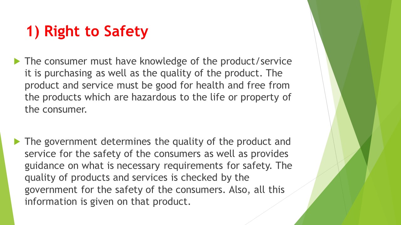 PPT on Rights of Consumer in India - The Legal Info